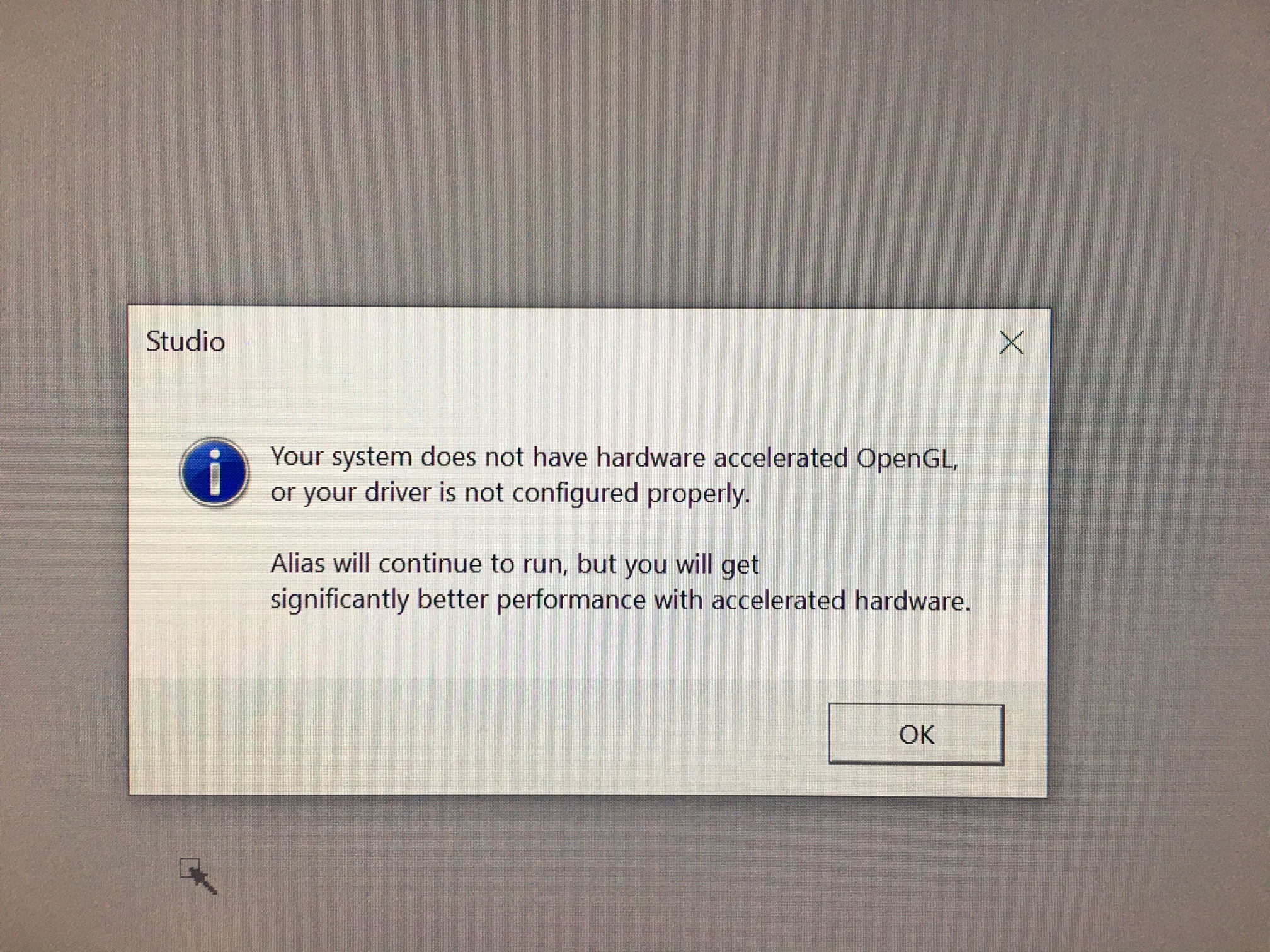 Solved Issue With Opengl Autodesk Community 