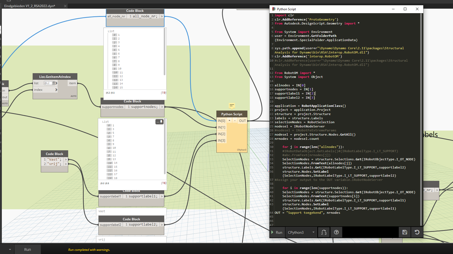 Solved: Assigning supports to nodes CPython3 - Autodesk Community