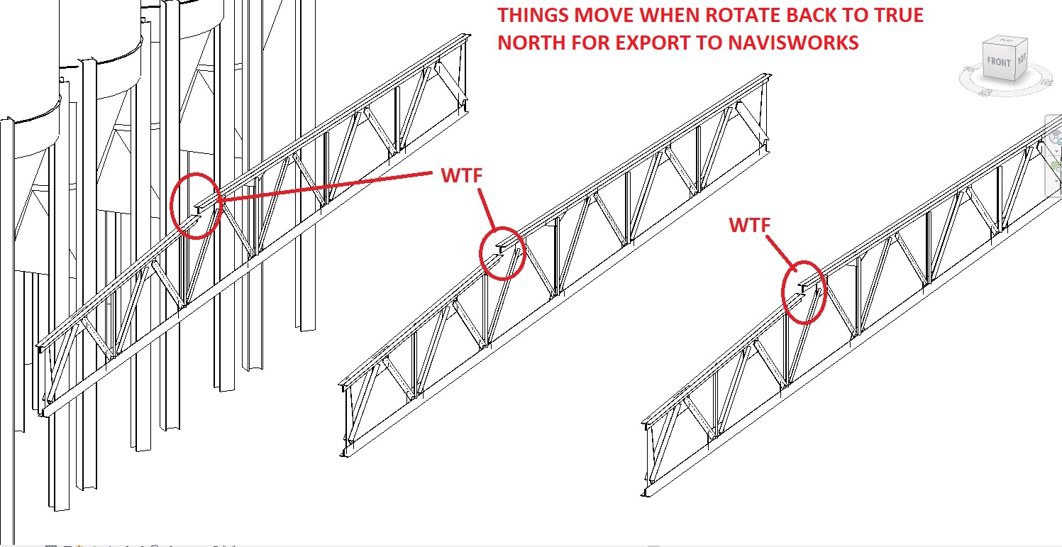 Rotate project north is messing up my Revit Project - Autodesk Community