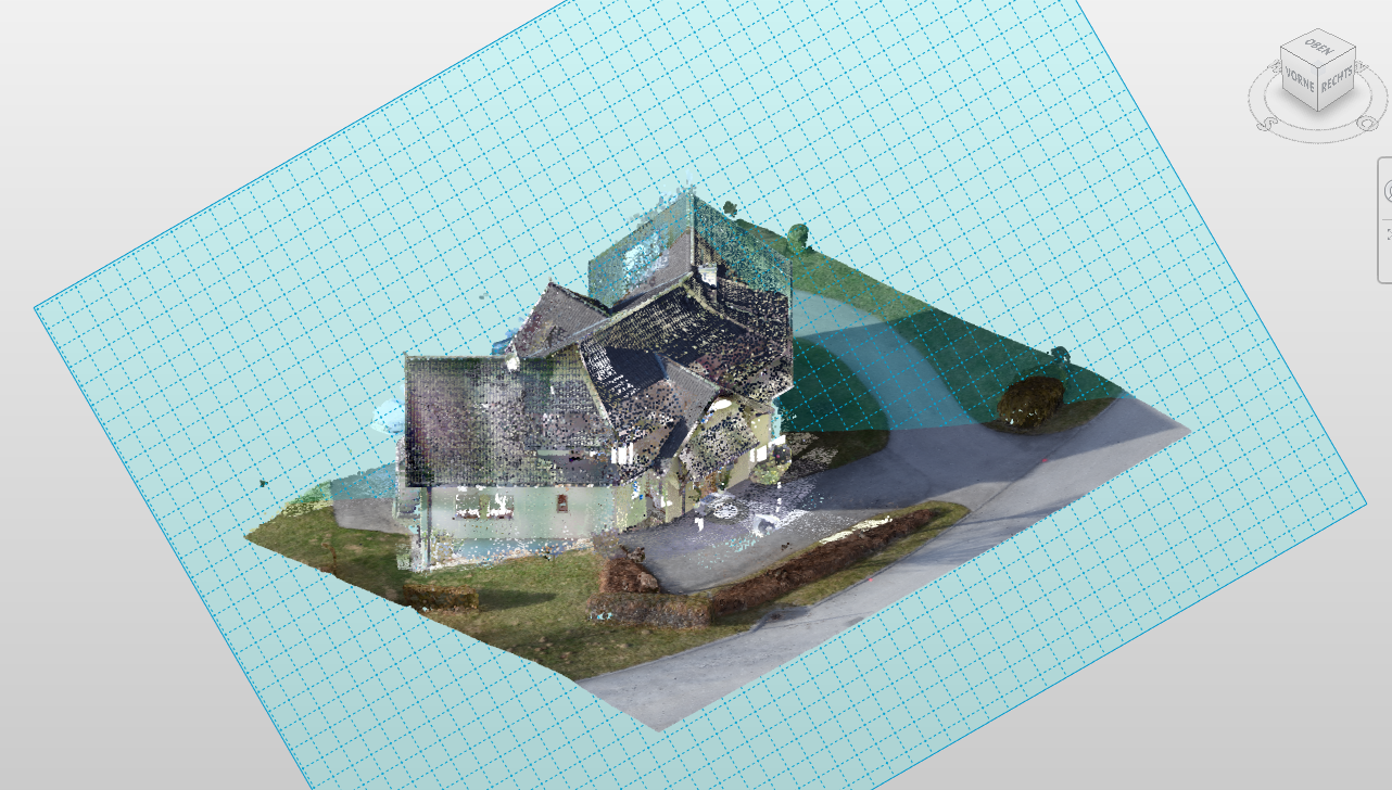 Definition of work plane for picking point of point cloud in orthographic 3D View - Autodesk ...
