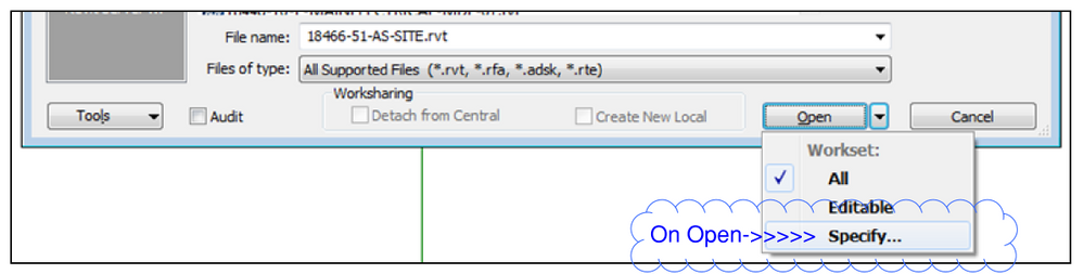 Control loading of LINKS AND OR WORKSETS on open - Autodesk Community