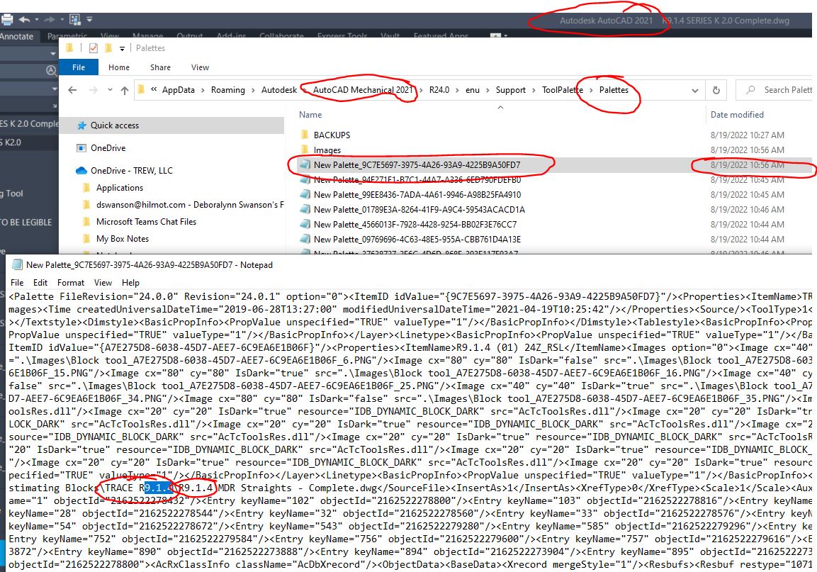 Solved: Is there a config file i can access block tool palette info in? - Autodesk Community