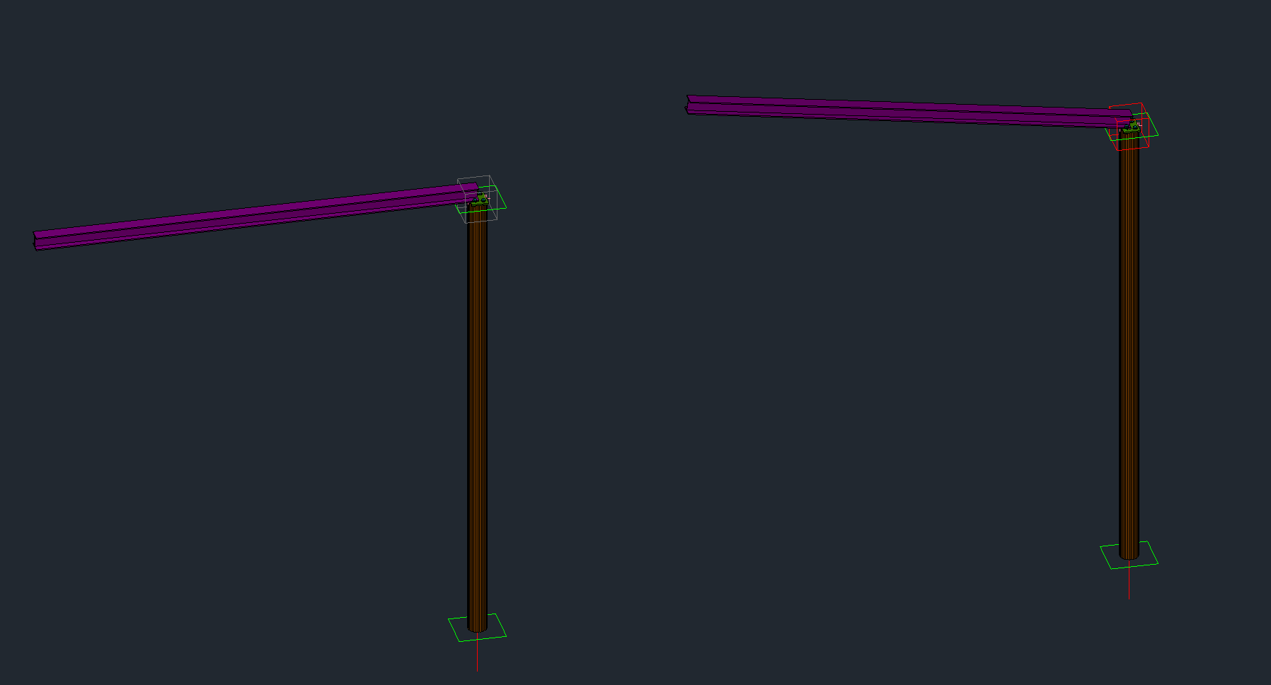 connection beam and tube fails - Autodesk Community