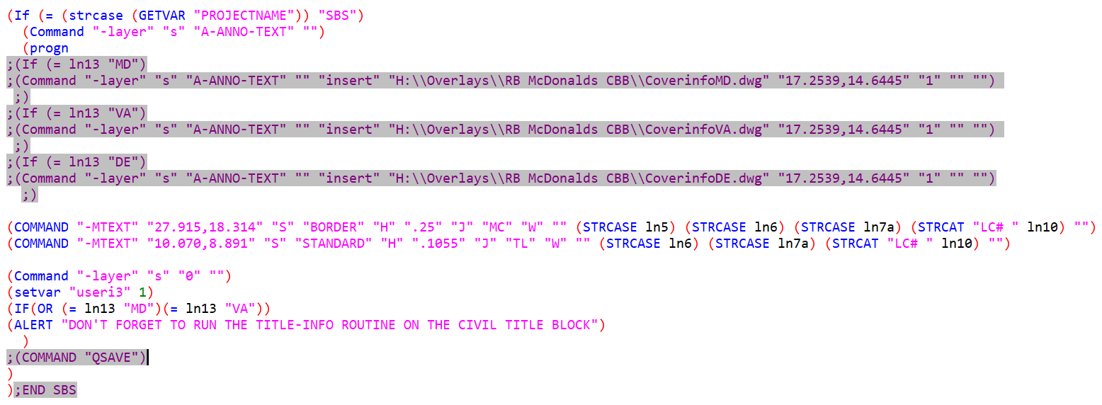 warning: local variable used as function error - Autodesk Community