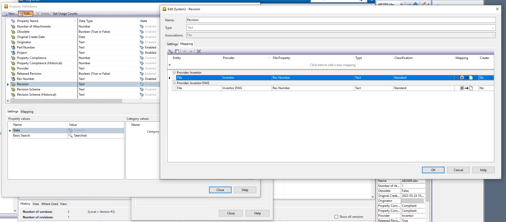 Solved: Synchronize properties no longer updates revision number on ...