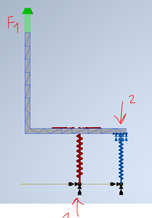 Non Linear Spring connections only on pressure/tension - Autodesk Community