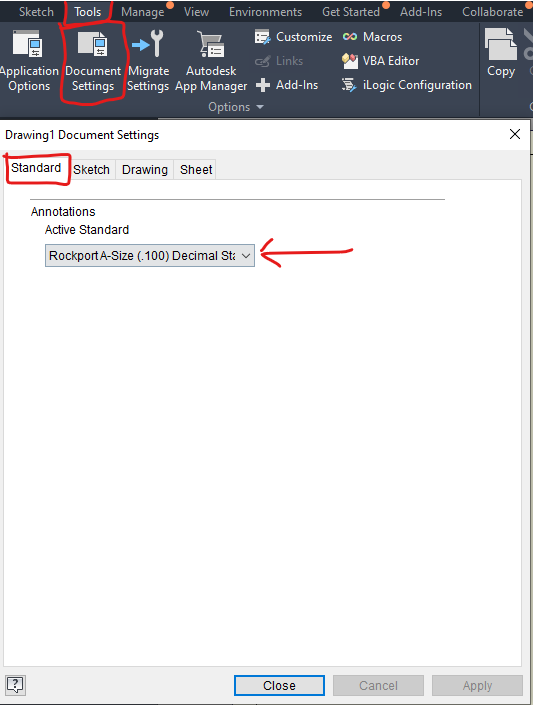 Solved Rule To Update Annotation Style On Drawing Autodesk Community