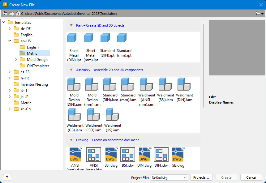 Solved: Error opening new parts/assemblies - Autodesk Community