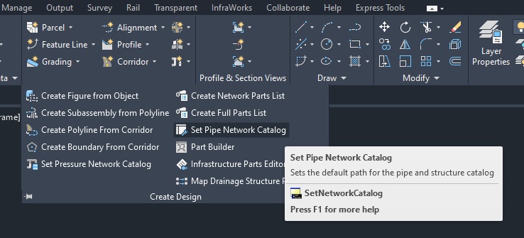 Solved: Pipe network catalog - Autodesk Community