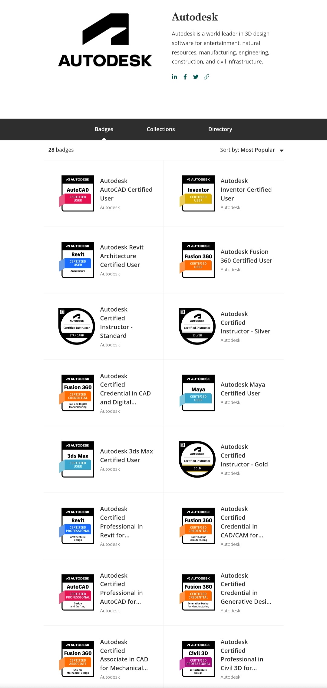 Autodesk Certification Badge Icons Updated !! - Autodesk Community