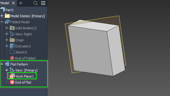 Include Work Features into Flat pattern not working - Autodesk Community