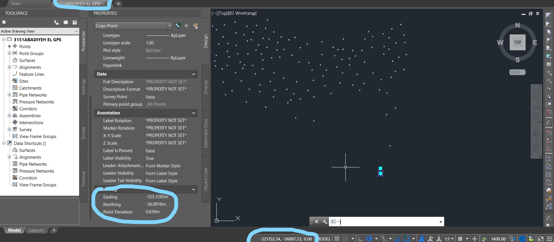 Solved: Cogo point coordinates wrong when converted from Autocad ...