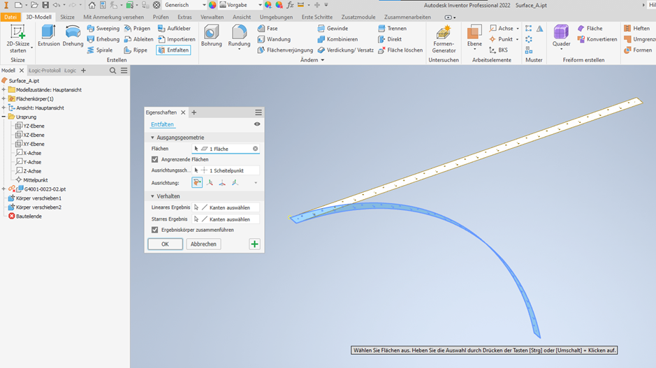 Solved: Unwrap Surface Problem - Autodesk Community