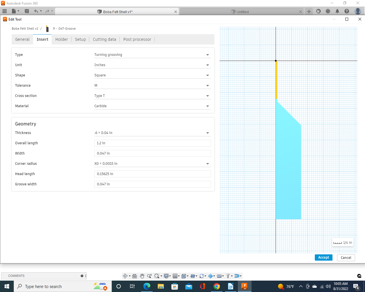 Unsupported Tool path: Turning Groove - Autodesk Community