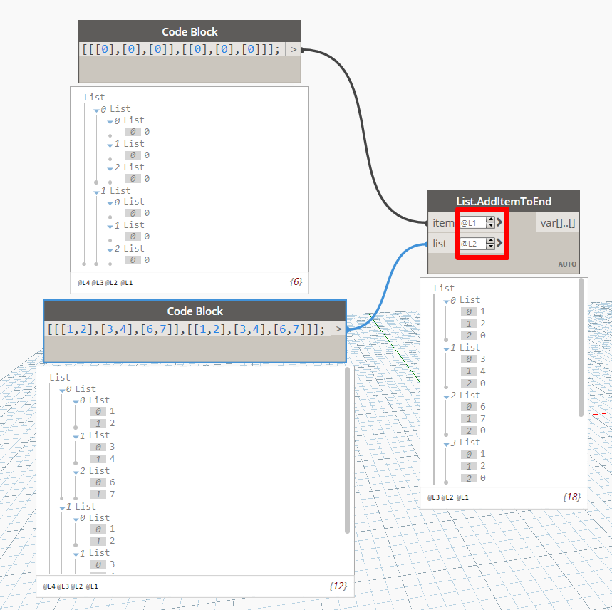 Solved: Как в Dynamo обьединить два идентичных по структуре списка с сохранением структуры ...