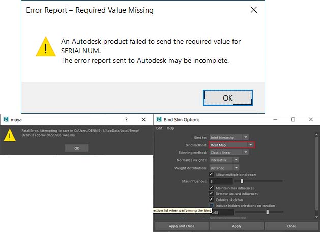 Error, rigging - Autodesk Community