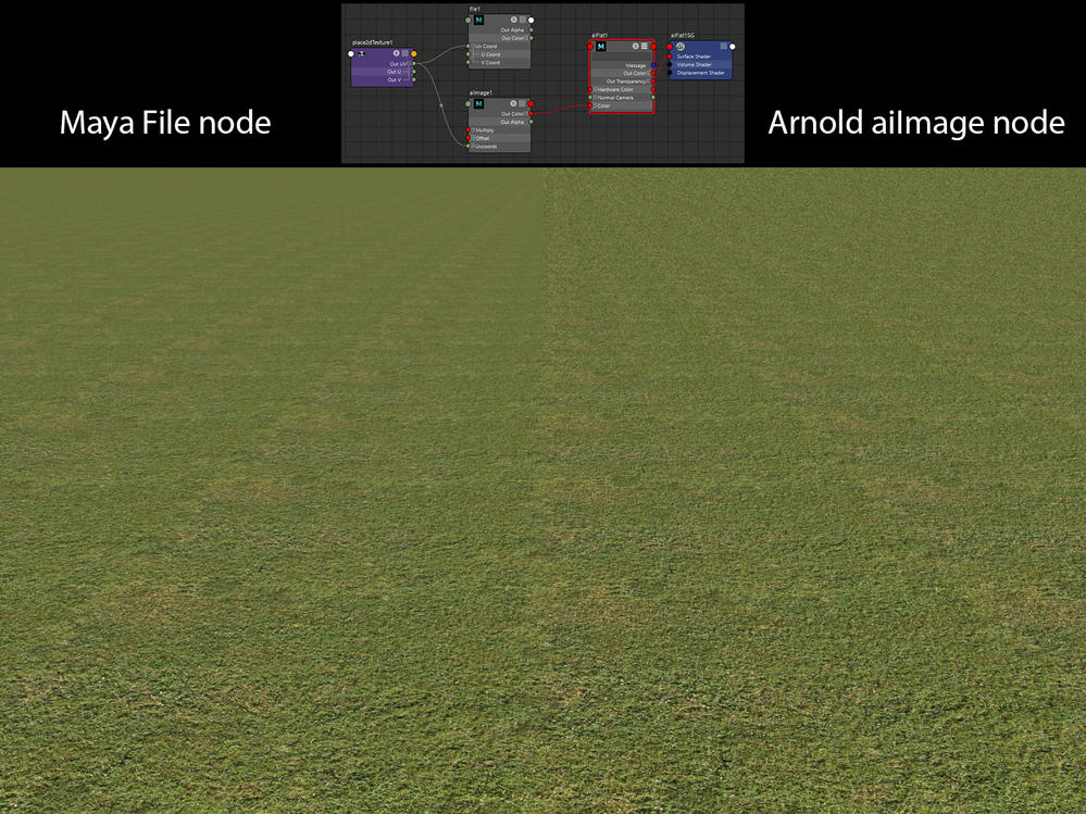 Solved: aiImage node noisy texture filtering in distance - Autodesk Community