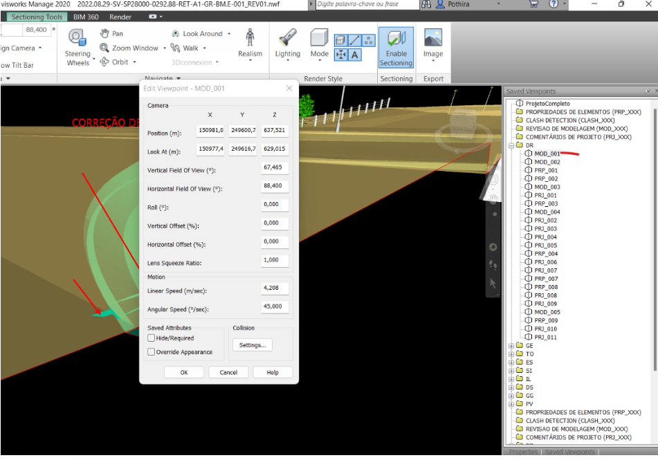 Viewpoint return black image / Viewpoint change the reference point ...