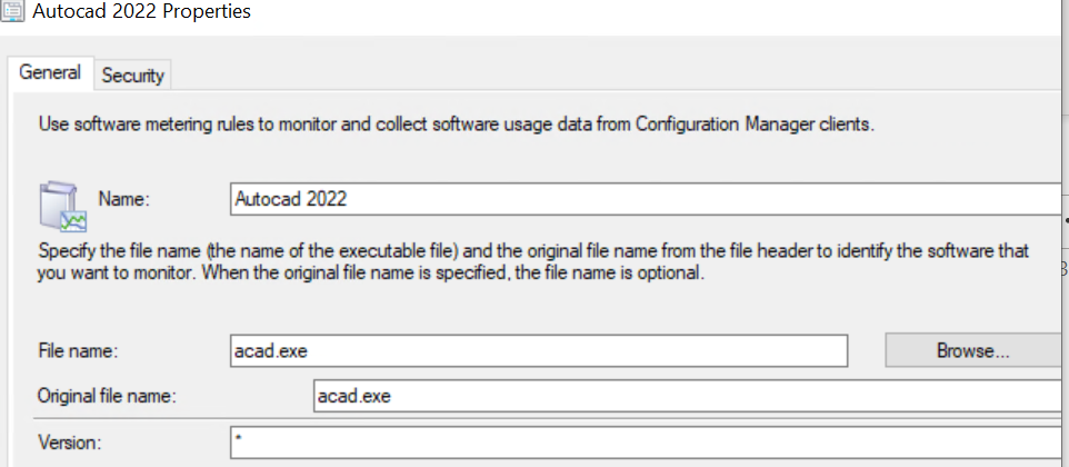 Software metering in SCCM - acad.exe - Autodesk Community