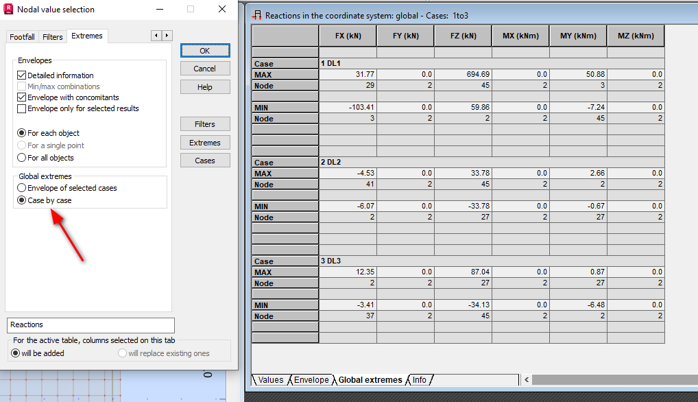 Solved: Reaction extremes for multiple nodes - Autodesk Community