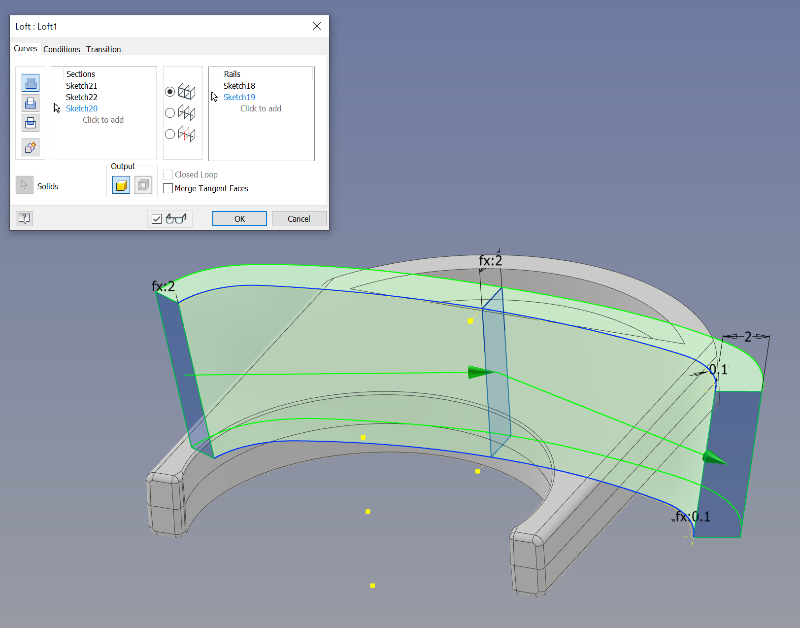 Solved: How do I get sweep to be symmetric? - Autodesk Community
