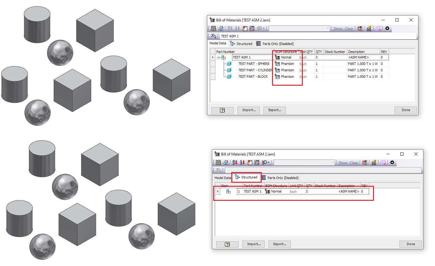 Solved: Options for not including children in BOM export. - Autodesk ...