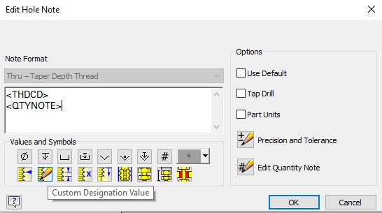 Solved: NPT Thread/Hole Note String on IDW's - Autodesk Community