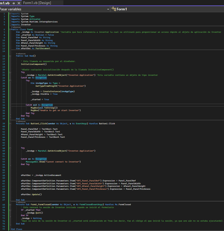 variables to parameters of an assembly - Autodesk Community
