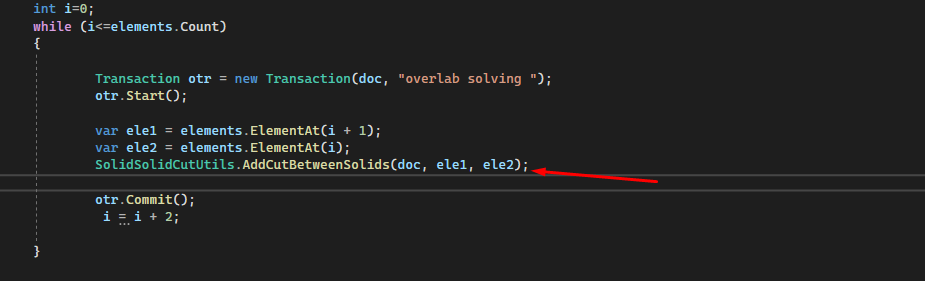 Cut Geometry using api - Autodesk Community