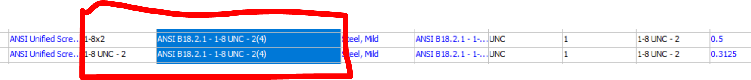 Solved: Content Center Family Table Annoyance - Autodesk Community