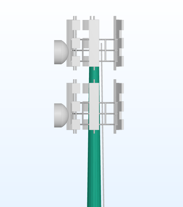 How to represent equipment and mounts on tower or structures ...