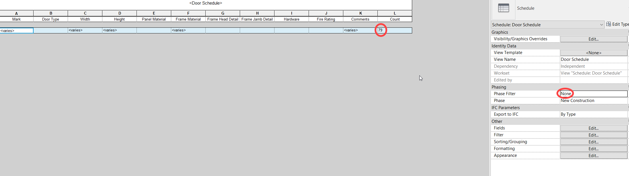 Solved: doors in design options are not on door schedule - Autodesk Community