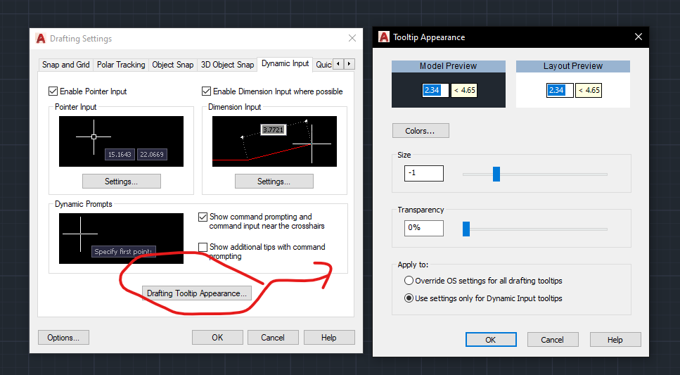 AutoCAD Architecture 2023 - Dynamic tooltip glitch - Autodesk Community