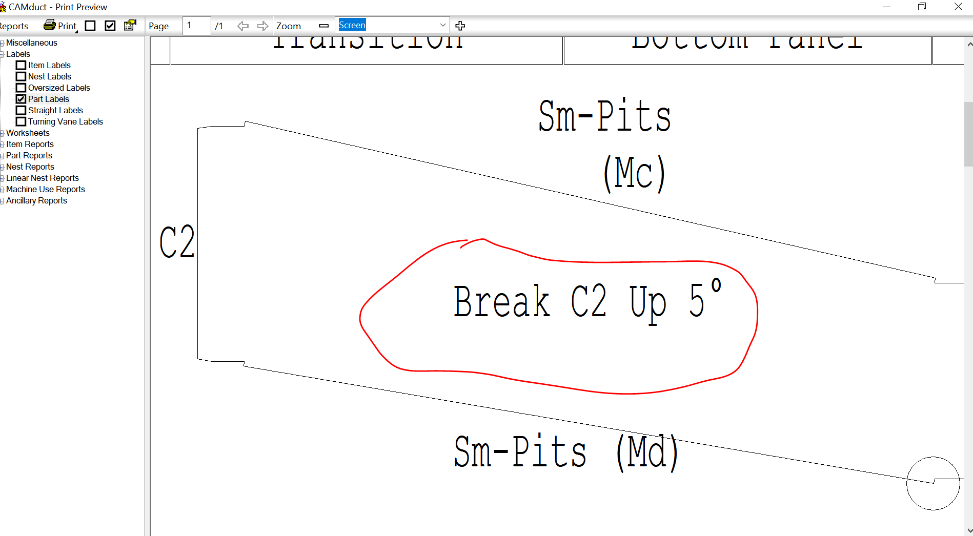 How can I show both bending angle and volume in the graphical CNC part ...