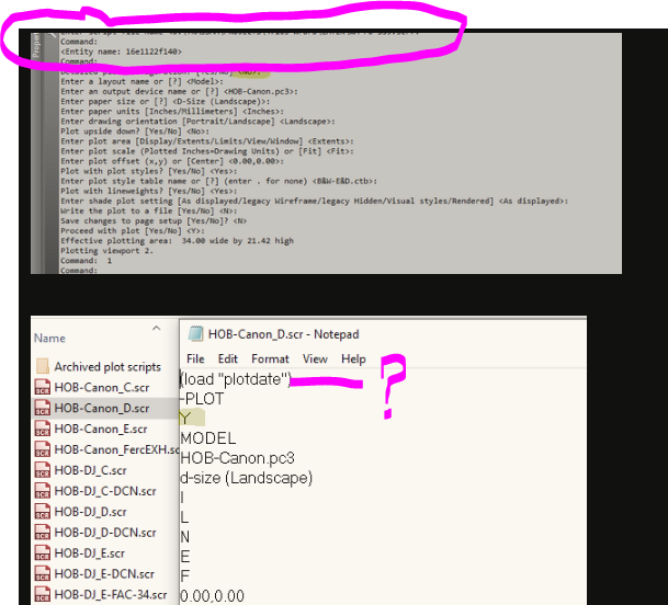 AutoCAD 2018 changing answer to plot script - Autodesk Community
