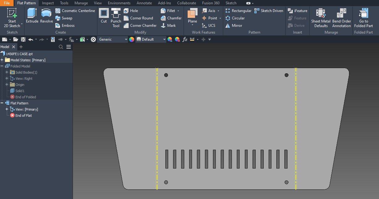 Solved: Help Generating Flat Pattern - Autodesk Community