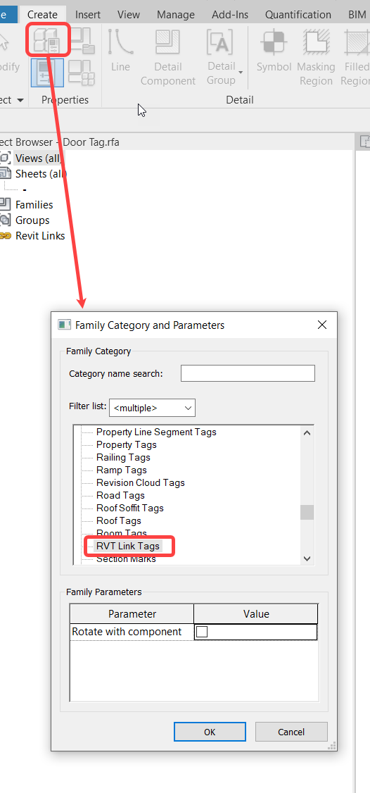 revit link tag family (2023) - Autodesk Community