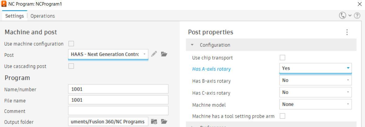 Haas Mini Mill NGC post processor need. - Autodesk Community