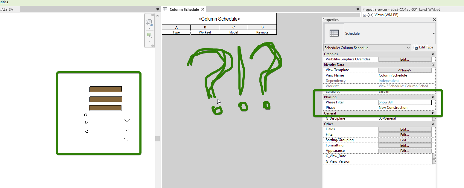 Solved: Column Schedule is Empty - Autodesk Community