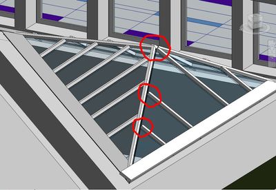 How do I connect window mullions in sloped glass roofs - Autodesk Community