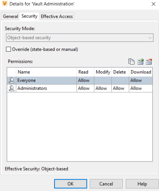 How to prevent Vault Folder to check out/set Permissions for a Folder. - Autodesk Community