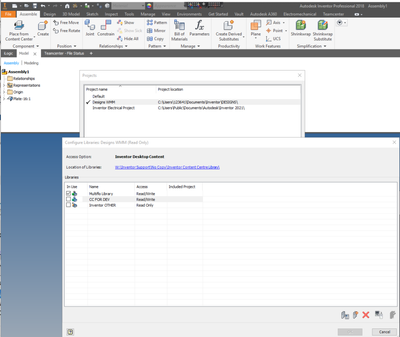 Inventor Configure Library Update Tool is not able to use - Autodesk ...