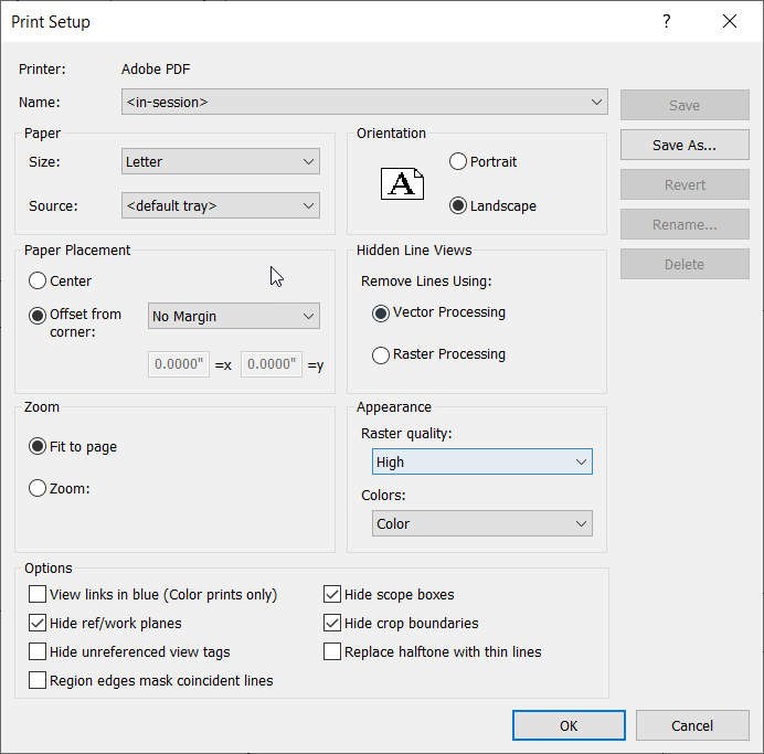 Printing in Revit settings to get it fit a page - Autodesk Community