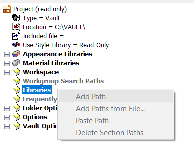 Function of Vault Library folder - Autodesk Community
