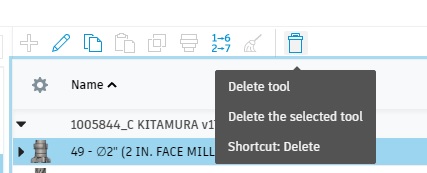 Solved: How do i delete a tool from "Documents"? - Autodesk Community