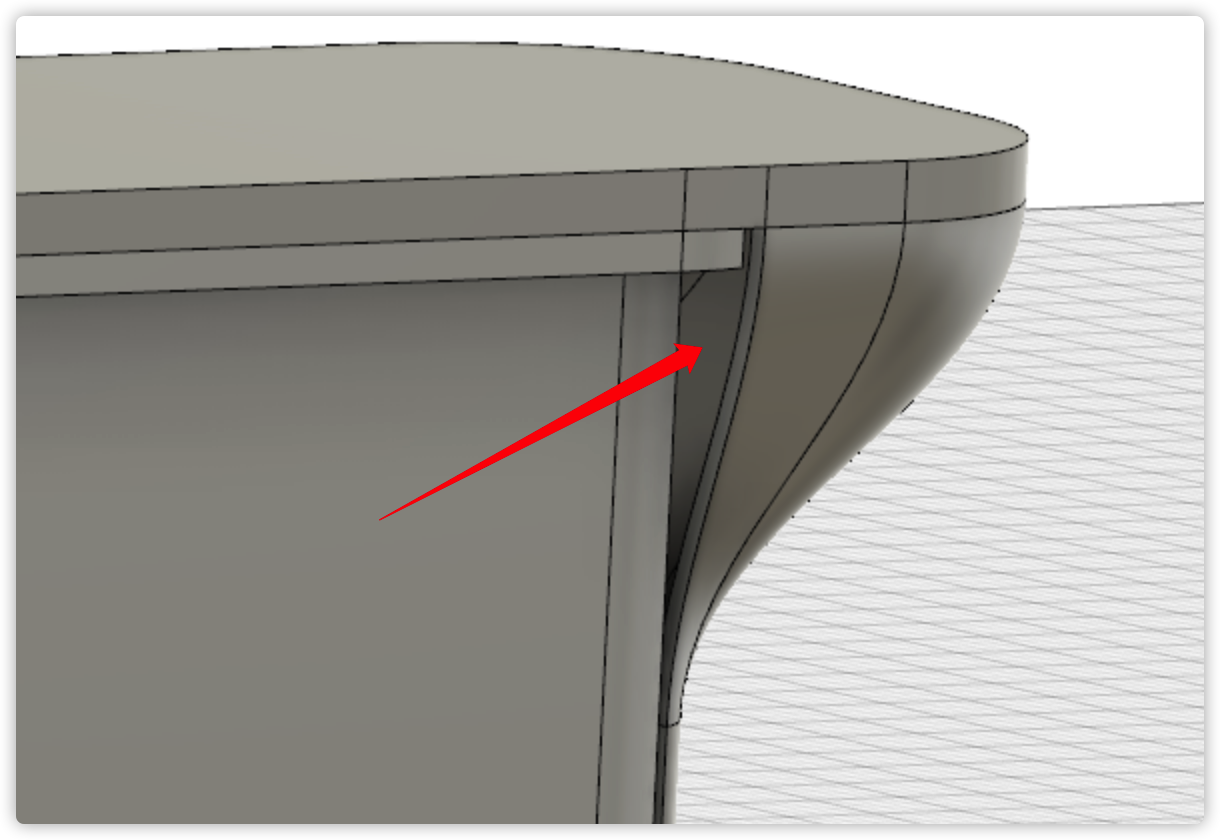 How to use a "smooth surface" to enclose an extra space - Autodesk ...
