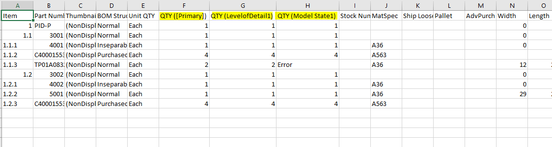 Exporting BOM without Model State columns (to match manual workflow) - Autodesk Community