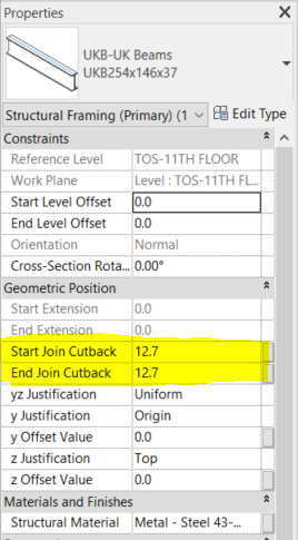 Solved: beam shows gap between column and beam - Autodesk Community