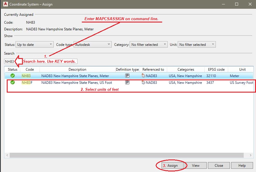Solved Ucs Issues And Setting State Plane Coordinates Help Autodesk 5695