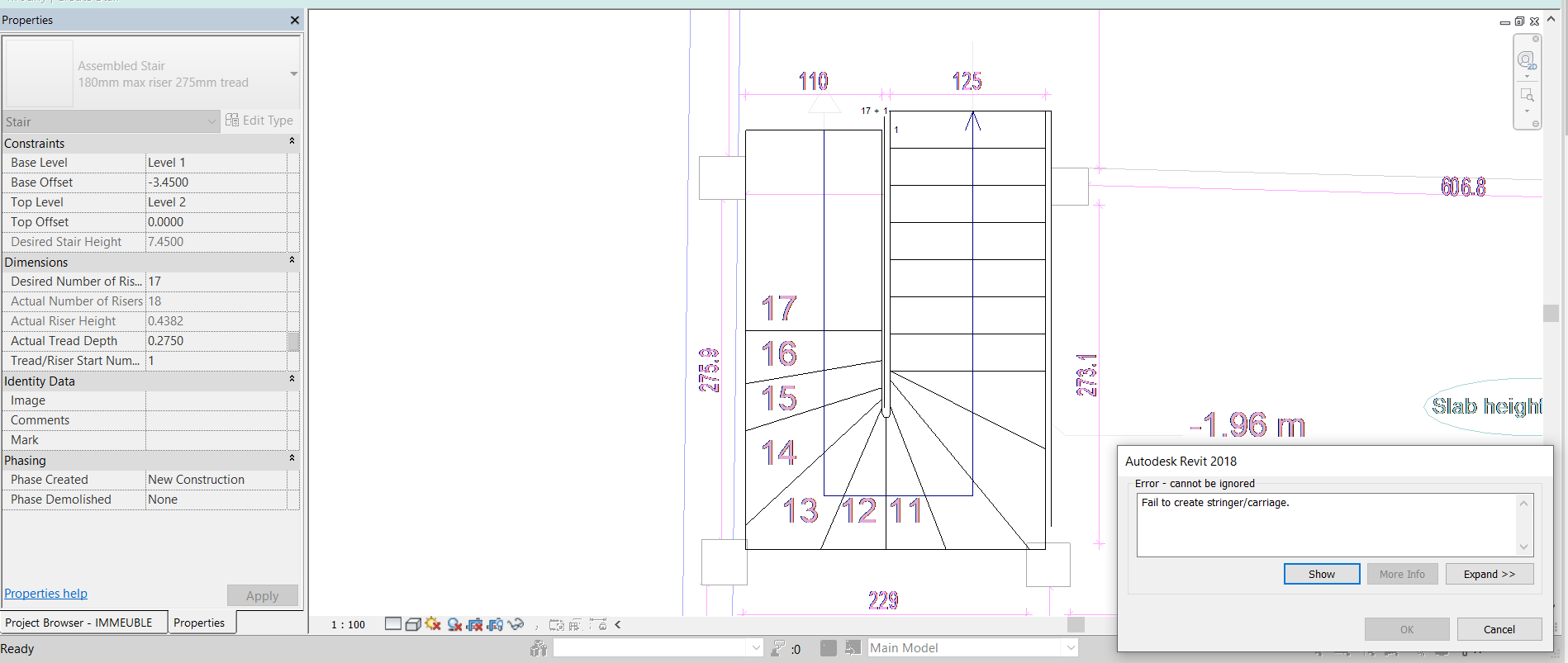 Solved: Fail to create stringer/carriage - Autodesk Community